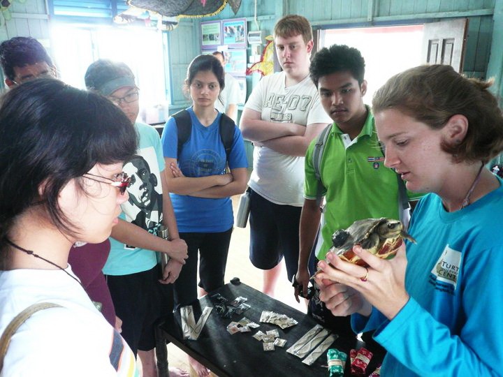 ISKL students help build basking traps • Turtle Conservation Society of ...