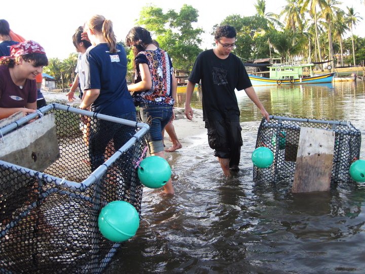 ISKL students help build basking traps • Turtle Conservation Society of ...